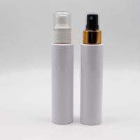 China PET pump lotion bottle 30ml 40ml 50ml 60ml 80ml 100ml 120ml clear flat shoulder glass spray bottle for cosmetic for sale