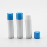 China 5G round lip balm tube bottom rotating plastic empty tube for sale