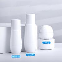 China Skincare Packaging Set, 100ml Spray Bottle, 70g Cream Bottle, 150ml Press Lotion Bottle, Customized Logo for sale