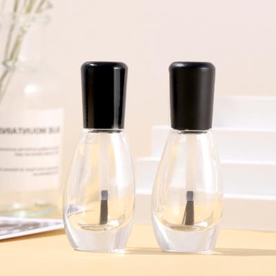 China ,15ml Transparent Nail Polish Bottle Customized Scrub Shading Nail Art Bottle with Brush for sale