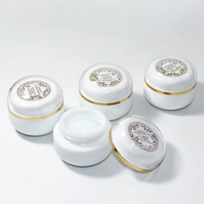 China 20G/30GPlacenta element cream jar two-layer cap pearl cream packaging bottle beauty cream bottle for dry skin for sale