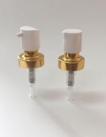 China 20mm Anodized Aluminum Bayonet Lotion Pump Gold/Silver Plastic Cover for sale