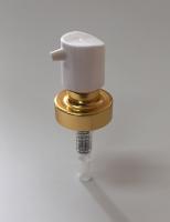 China 20mm Anodized Aluminum Bayonet Lotion Pump Gold/Silver Plastic Cover for sale