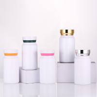 China 150cc Plastic bottle pharma grade plastic pill capsule bottle with golden cap for sale