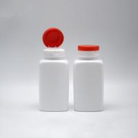 China 100ml 120ml 190ml HDPE Flip Top Cap Plastic Pill Capsule Bottle Custom square Healthcare Medicine Plastic Container for sale
