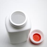 China 100ml 120ml 190ml HDPE Flip Top Cap Plastic Pill Capsule Bottle Custom square Healthcare Medicine Plastic Container for sale