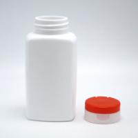 China 100ml 120ml 190ml HDPE Flip Top Cap Plastic Pill Capsule Bottle Custom square Healthcare Medicine Plastic Container for sale