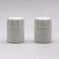 China Pharmaceutical use 20ml-35ml White HDPE Plastic Pill Bottles with desiccant cap/Anti-theft cover for sale