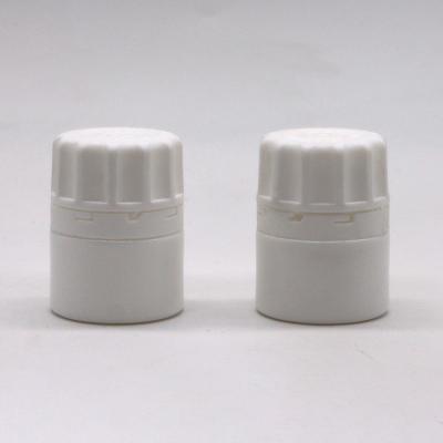 China Pharmaceutical use 20ml-35ml White HDPE Plastic Pill Bottles with desiccant cap/Anti-theft cover for sale