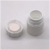 China Pharmaceutical use 20ml-35ml White HDPE Plastic Pill Bottles with desiccant cap/Anti-theft cover for sale