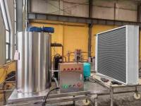 China Ecoice  China Factory Industrial 3ton/3000kg/day/24h Flake Ice Maker Making Machine/ Commerical Ice Flake Plant Maker for Seafood for sale