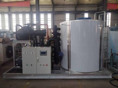 China Ecoice 5-Ton Ice Machine Stainless Steel Automatic water cooling Industrial Commercial Ice Flake Machine for Fish Markets for sale