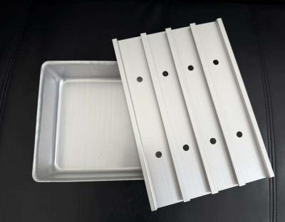 China Aluminum Frozen Tray Aluminum Alloy Freezing Box Aluminum Freezer Pan Seafood Tray Seafood Food Aluminum Tray for sale
