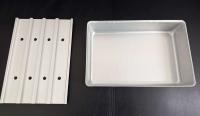 China Aluminum Frozen Tray Aluminum Alloy Freezing Box Aluminum Freezer Pan Seafood Tray Seafood Food Aluminum Tray for sale