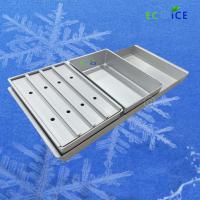 China 295*195*68 mm Freezing Blast Pan Tray Aluminum Tray for Frozen Fish and Shrimp for sale