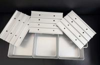 China Food Grade Shrimp Fish Fillet Processing Mould Aluminum Alloy for Plate Freezer Freezing Tray With Lids for sale