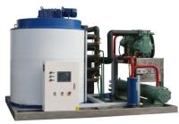 China ECOICE Factory 1Ton Commercial Flake Ice Machine with ice storage with good quality for sale