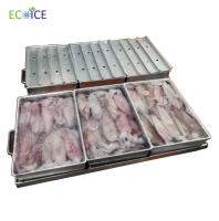 China ECO-friendly Recyclable Aluminum Frozen Pan Mould Accessory for Industrial Plate Freezer Equipment Freezing Tray for sale