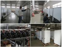China Compact 300L Air Blast Freezer Cold Plate Freezer Deep Freezer Commercial with Trolleys for sale