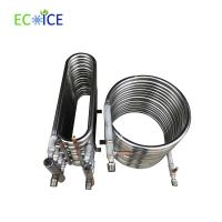 China Copper Tube Evaporator of Exchanger 10 Kw for Sea Water Cooler Evaporator for sale