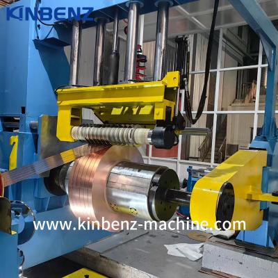 China (0.2-2mm)X800mm Metal Slitting Line Copper Foil Metal Coil Slitter for sale