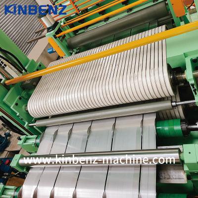 China Galvanized Steel Precision Slitting Line CR PPGI Stainless Steel Coil Slitting Machine for sale