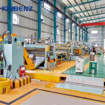 China 0.3mm-3.0mmX1850mm Rotary Shear Cut To Length Line Machine CE Approval for sale