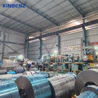 China Rotary Shear High Speed Cut To Length Production Line With Film Laminator for sale