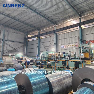 China Rotary Shear High Speed Cut To Length Production Line With Film Laminator for sale
