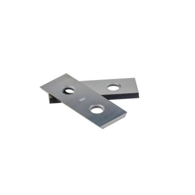 China Durable Long lasting Woodworking Carbide Inserts Reversible Knives For Spiral Planer Cutter Head for sale