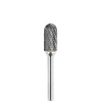 China SC-5 Tungsten Carbide Burr Double Cut Rotary Burr File Cylinder Shape with Radius End for sale