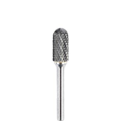 China SC-5 Tungsten Carbide Burr Double Cut Rotary Burr File Cylinder Shape with Radius End for sale