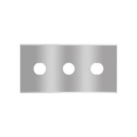 China Industrial Razor Blades with Three Holes by Fengke for Cutting Film and Foil on Slitting Machines for sale