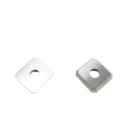 China FK08 12 x 12 x 1.5mm 45 Degree Angle Solid Carbide 4 Cutting Trapezoid Edges Replacement Insert Knife For Plywood for sale