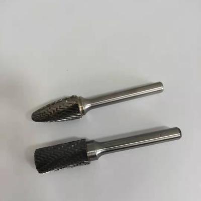China Cylinder Shape Shank Diameter 6mm Tungsten Carbide Rotary Burrs for sale