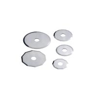 China Industrial Round HRA91.5 25X8X0.63 Tungsten Carbide Slitter Blades for sale