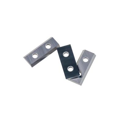 China Rectangular Woodworking K30 K40 Carbide Reversible Knives Two Holes for sale