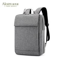 China Unisex Oxford Cloth Backpack with Flap Front Pocket Multi-Compartment Laptop Backpacks and Aluminum Handle for sale