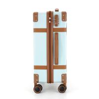 China Vintage Trunk-Style Hard Shell Suitcase in Lightweight for sale