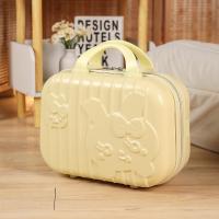 China Main Material ABS Portable Makeup Storage Box with Mirror Cosmetic Case for Girls Women Feature Light Weight Daily Life for sale