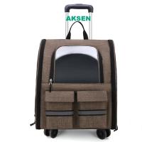 China POLYESTER Pet Carrier Airline Approved Space Capsule Travel Bag for Cats and Dogs Outdoor Adventures for sale