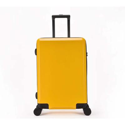 China Custom Zipper 4-Wheel PC Luxury Business Suitcases Luggage Lightweight Hard Shell Durable Waterproof Carry on Style with Lock for sale