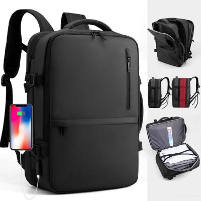 China Geometric Pattern RFID Lightweight Black Anti-Theft Waterproof Laptop Backpack for Simple and Stylish Business Casual for sale