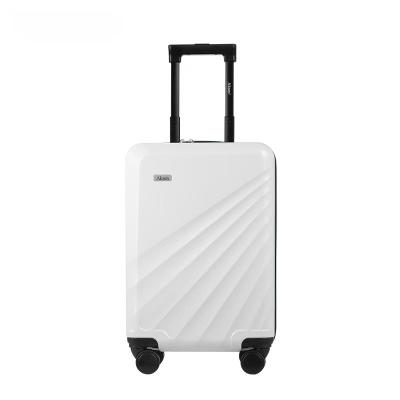 China 360° Rotating Wheels Fingerprint Spinner for Men Women Main Material PC PC Top-Notch Carry-On Luggage Suitcase Light Weight for sale
