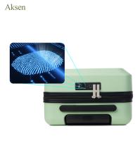 China 360° Rotating Wheels Fingerprint Spinner for Men Women Main Material PC PC Top-Notch Carry-On Luggage Suitcase Light Weight for sale