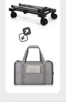 China 2-in-1 Detachable Rolling Pet Carrier for sale
