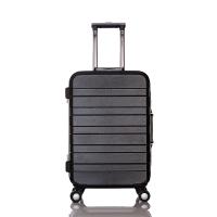 China 22 26 Inch Aluminum PC Hard Case Suitcase Zipperless Travel Bag Front Open Feature Durable Luggage Sets-2 Piece for Outdoors for sale