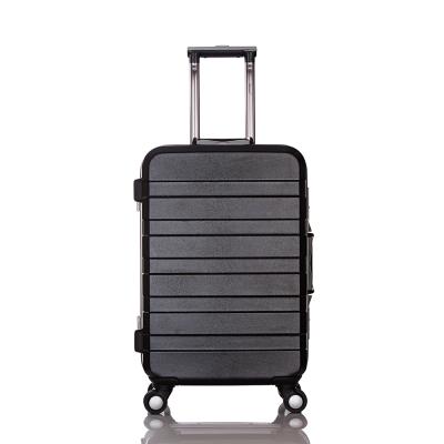 China 22 26 Inch Aluminum PC Hard Case Suitcase Zipperless Travel Bag Front Open Feature Durable Luggage Sets-2 Piece for Outdoors for sale