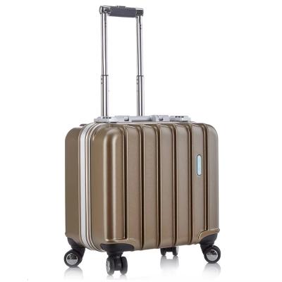 China Unisex Brown Multipurpose Sports Trolley Case TSA Lock for Small PC 4-Wheel Shirt Suitcases Luggage for sale