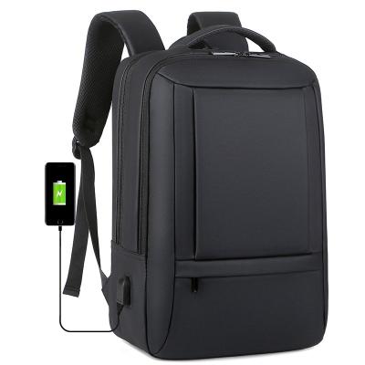 China Geometric Pattern Unisex Fashionable Blue Black Anti-Theft Waterproof Lightweight Laptop Backpack for Business Travel for sale